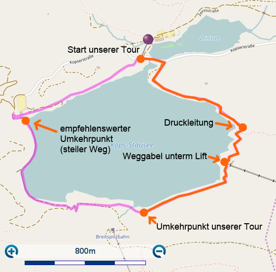 Rundweg Kops-Stausee - Barrierefreie Ferienwohnung - Montafon - St ... Rundweg Kops-Stausee - Barrierefreie Ferienwohnung - Montafon - St ...